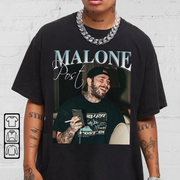 Gildan | Shirts | Funny Post Malone Shirt Retro Post Malone Fan ...